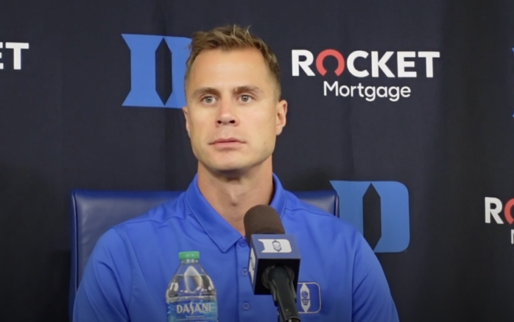 Video: Jon Scheyer Duke Basketball Media Day Press Conference ...