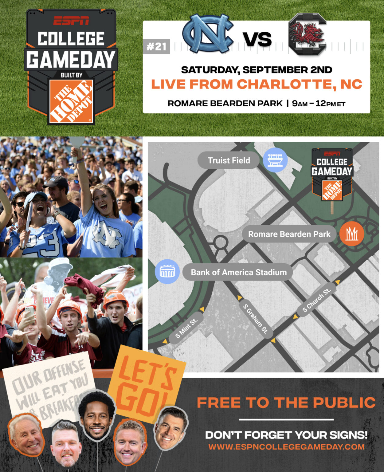 Everything You Need to Know About Attending College GameDay - Carolina ...