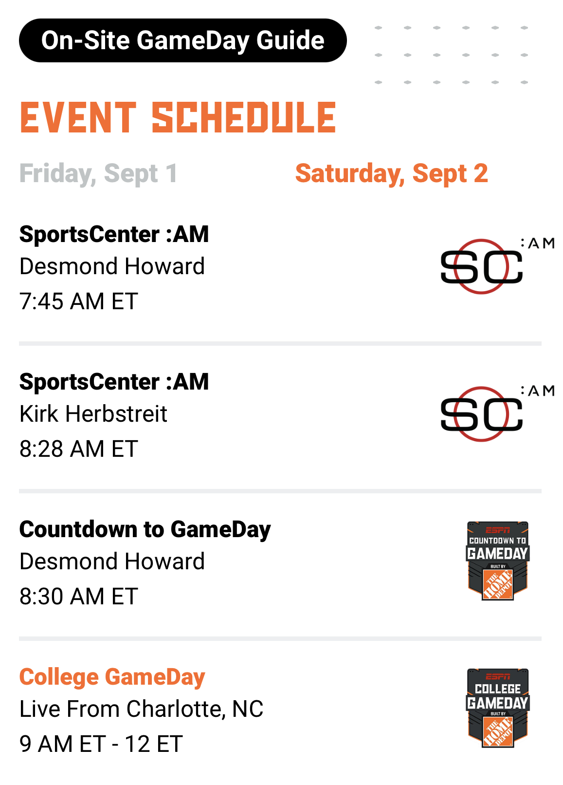 Everything You Need to Know About Attending College GameDay - Carolina ...